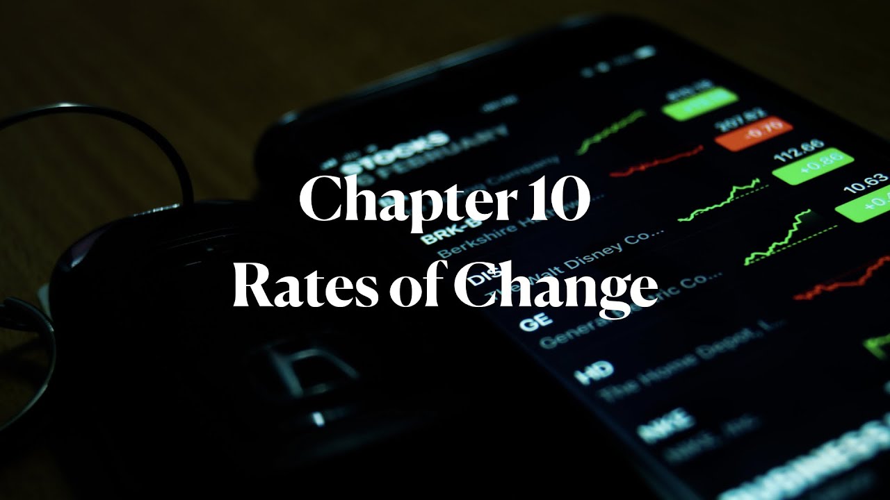 (2/3) Chapter 10 Application of Differentiation | 10.2 Rates of Change ...