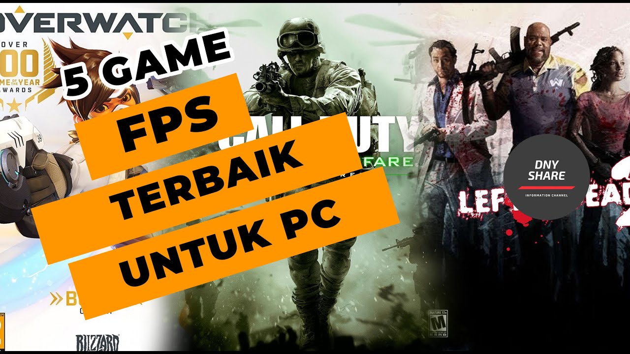 5 Game FPS Terbaik Untuk PC Tahun 2021 - List Game Populer - YouTube