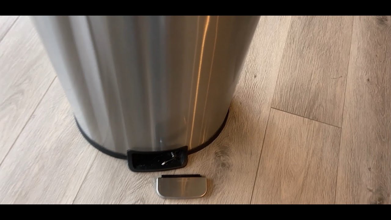 OldGuyDIY $1 7 Minute Fix Foot Pedal On $70 Kitchen Trash Garbage Can ...