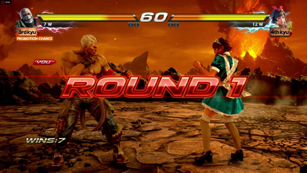 Tekken 7 PC on keyboard - YouTube