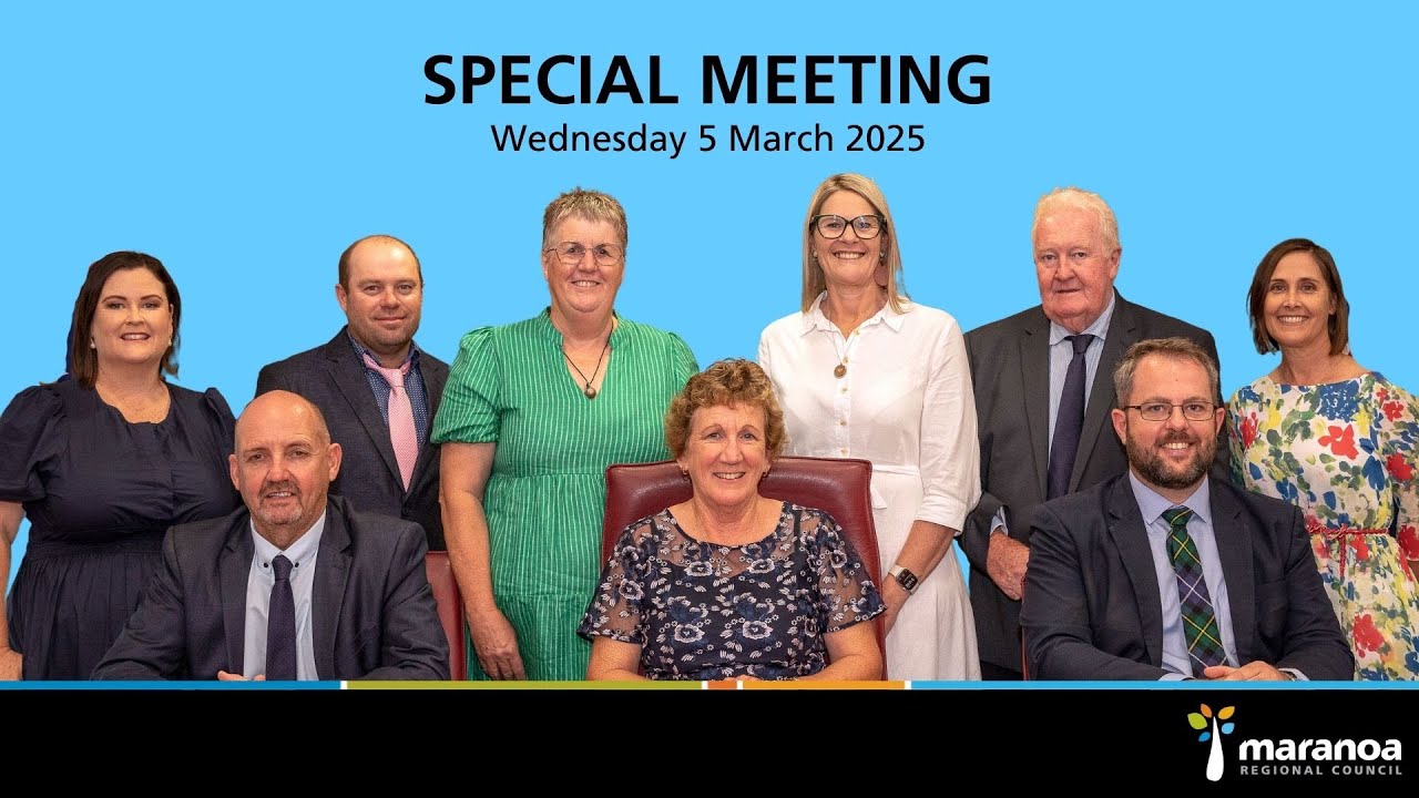 Maranoa Regional Council - Special Meeting 5 March 2025 - YouTube