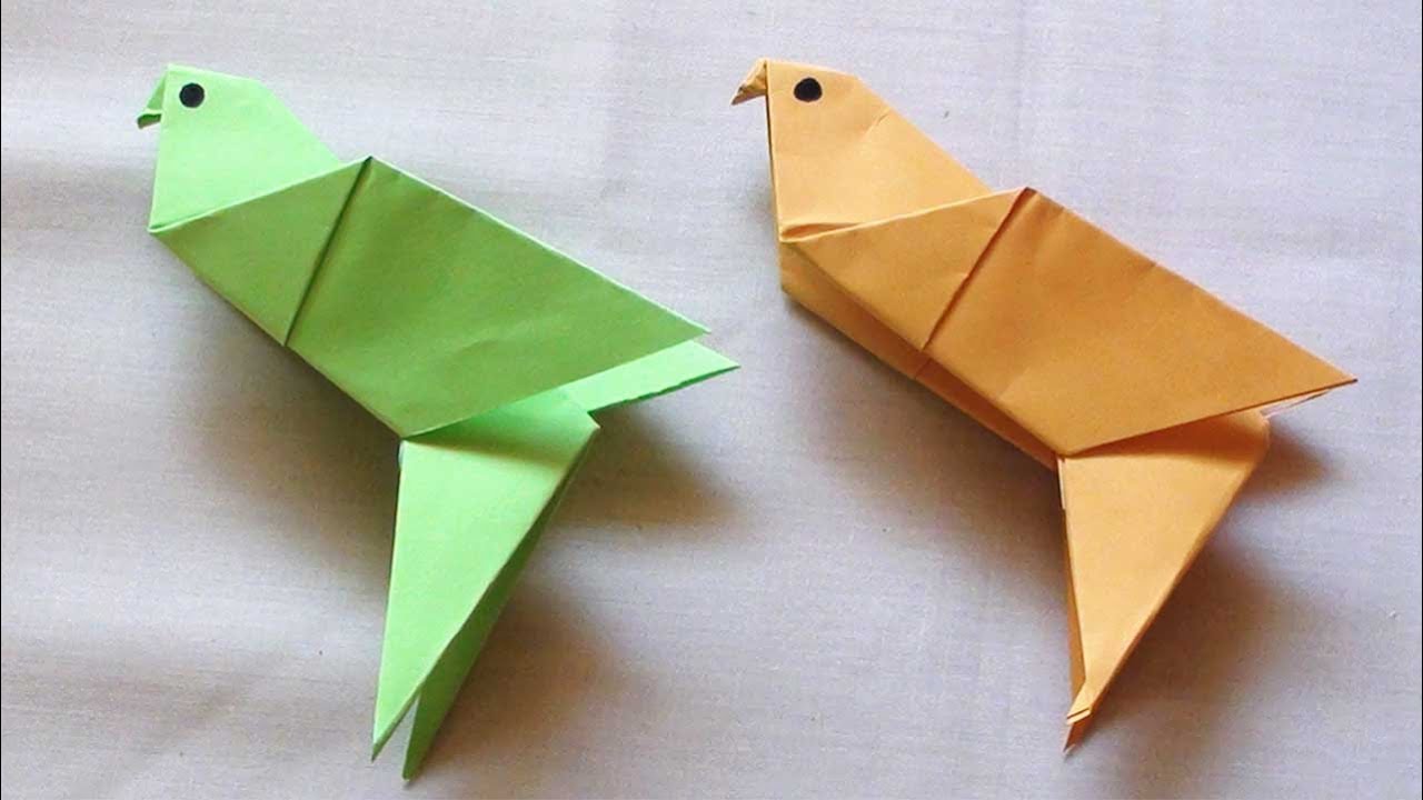 Easy Paper Bird Making Tutorial for Everyone - YouTube
