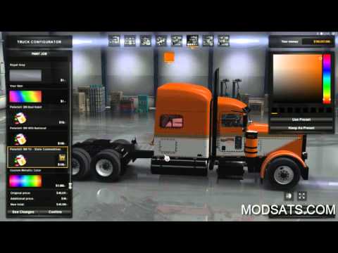Peterbilt 389 Tri – State Commodities Skin Mod | ATS mod - YouTube