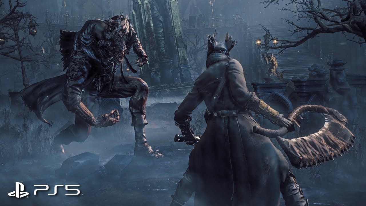 Bloodborne FULL GAME + The Old Hunters DLC - All Cutscenes (PS5) - YouTube