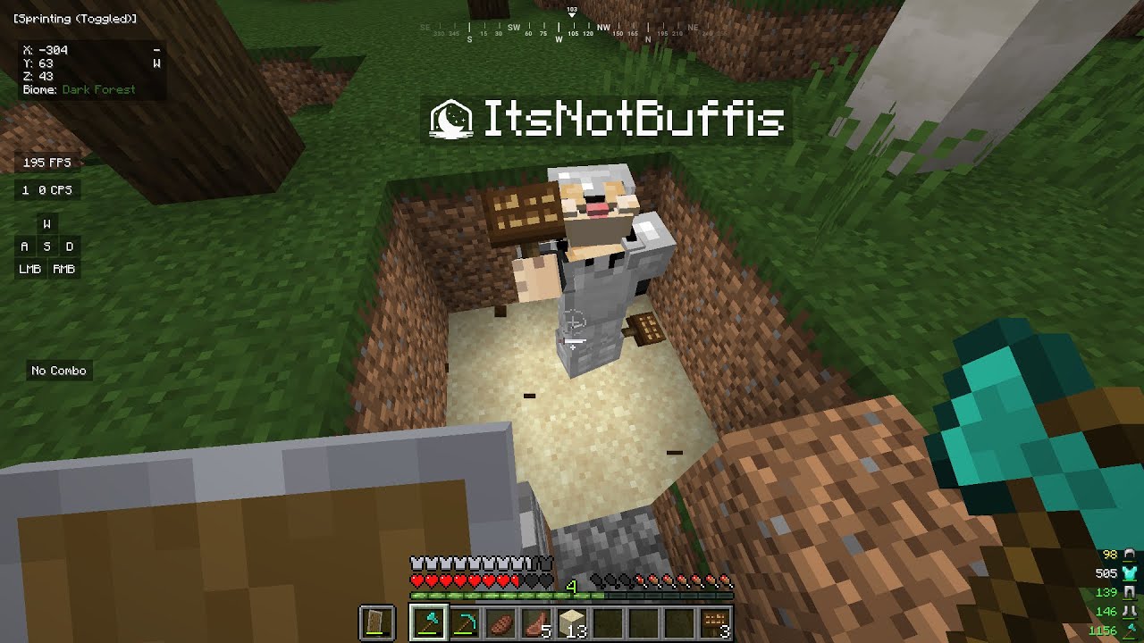 I Trapped My Friend In A Sand Trap On My Smp Youtube