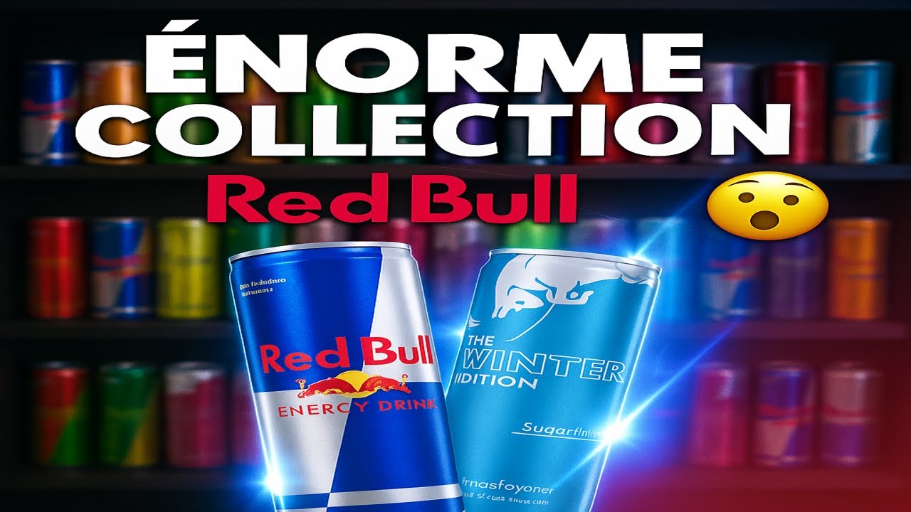 Ma collection de 31 canettes Red Bull ! 😱🔥 #redbull - YouTube