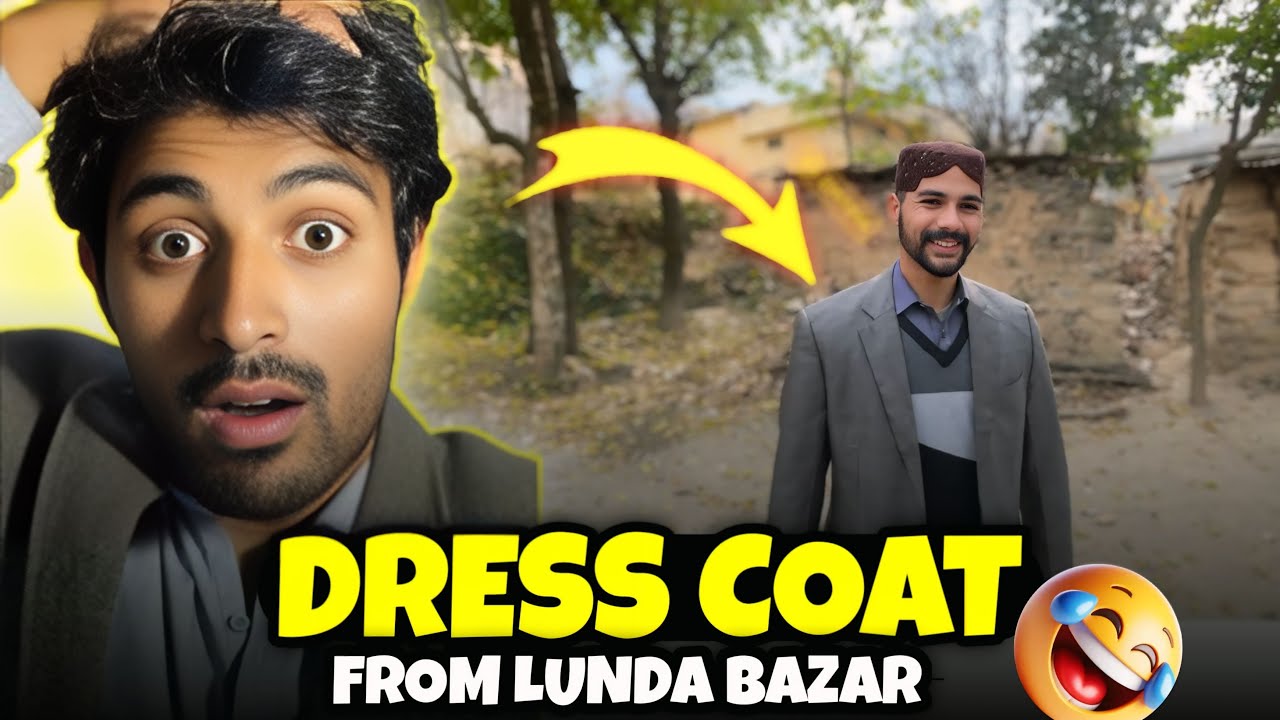 pindi lunda bazar sy 200 ka dress coat liya bhi ny 😅 ️ - YouTube