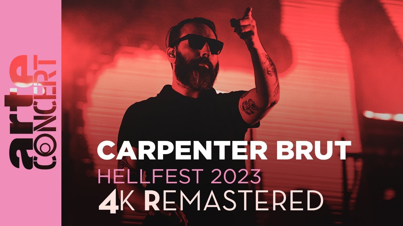 [4K] Carpenter Brut - Turbo Killer | Hellfest 2023 Live (Upscaled & Remastered) - YouTube