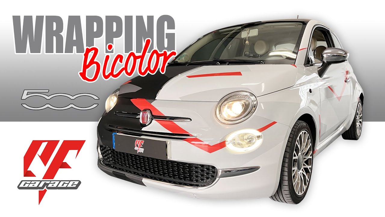FIAT 500 Edition Anniversario Wrapping at EFGarage - YouTube