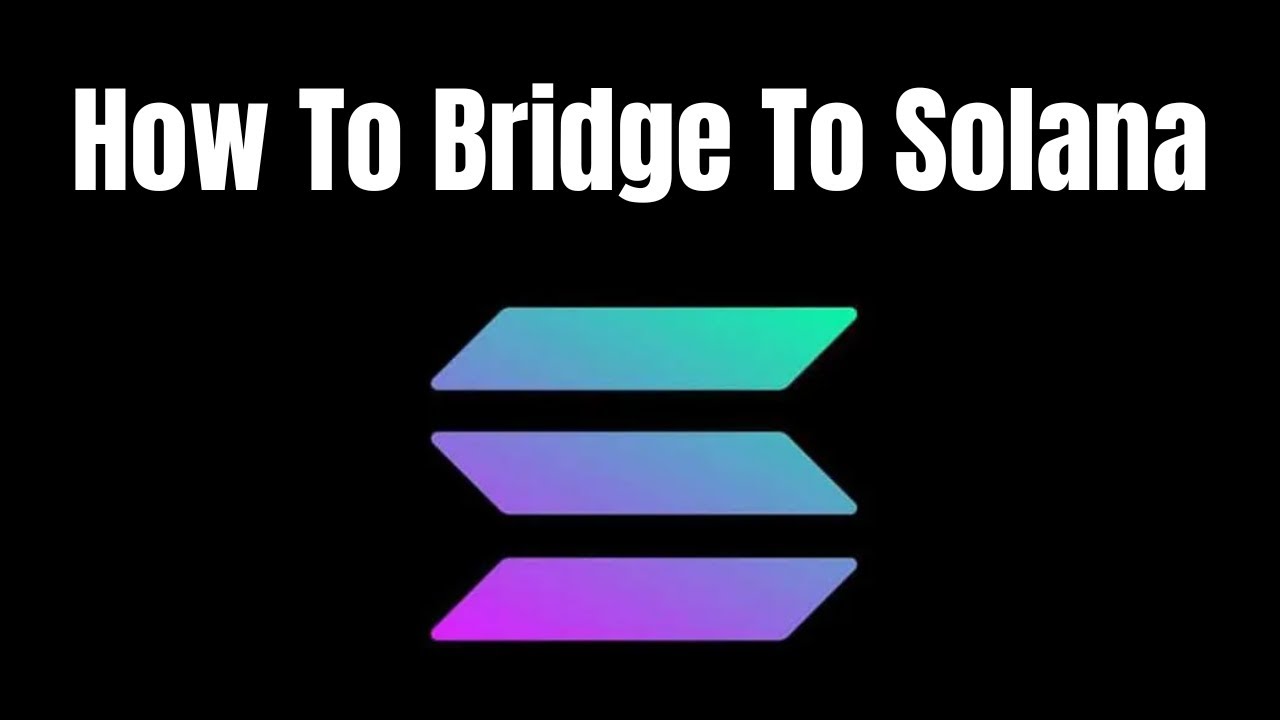 How To Bridge Any Crypto To Solana - YouTube