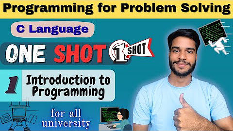 Programming For Problem Solving || C Language || One Shot || B-Tech ...
