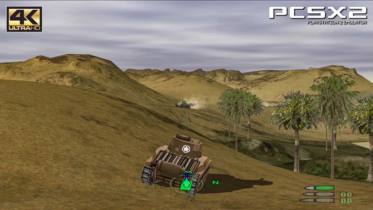 WWII: Tank Battles - PS2 Gameplay UHD 4k 2160p (PCSX2) - YouTube