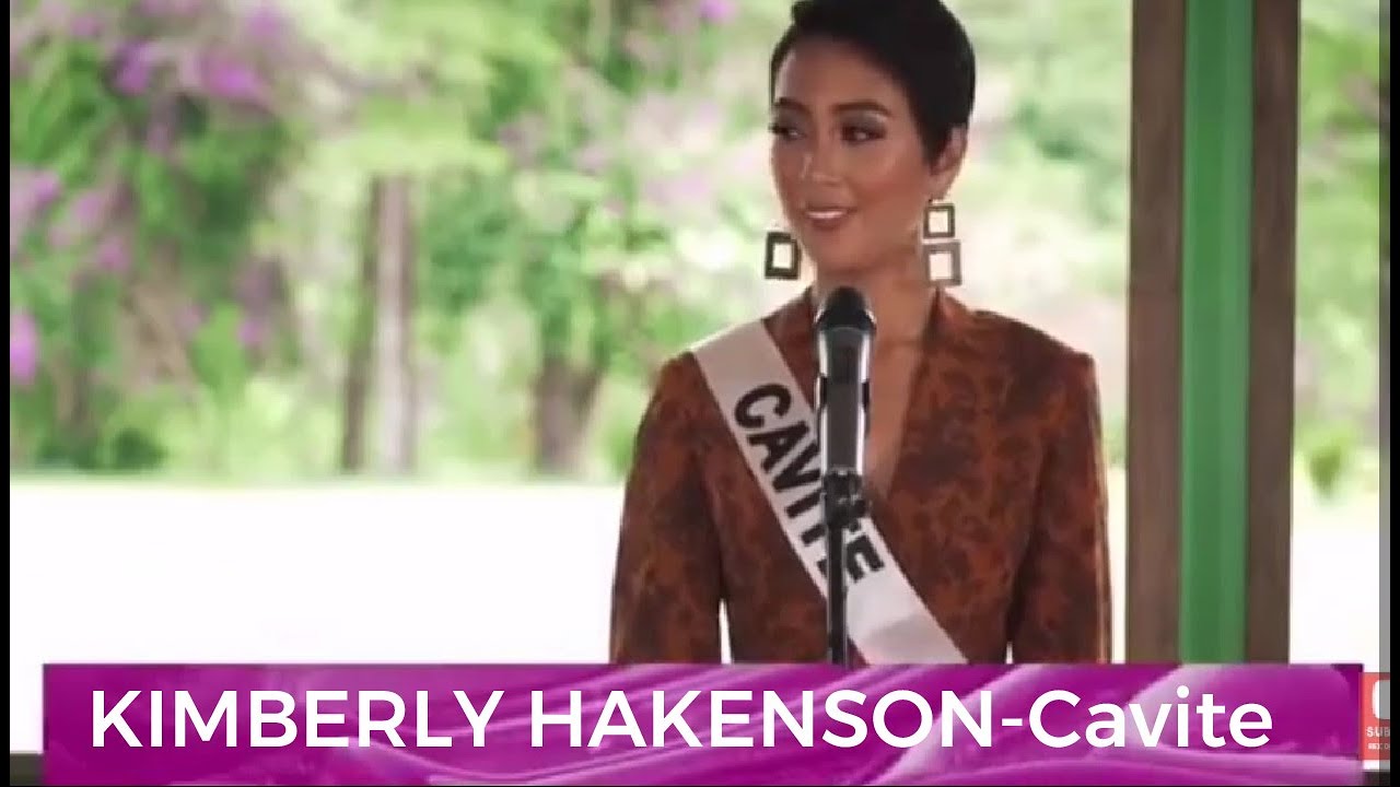 MISS UNIVERSE PHILIPPINES 2020 CAVITE- Kimberly Hakenson - YouTube