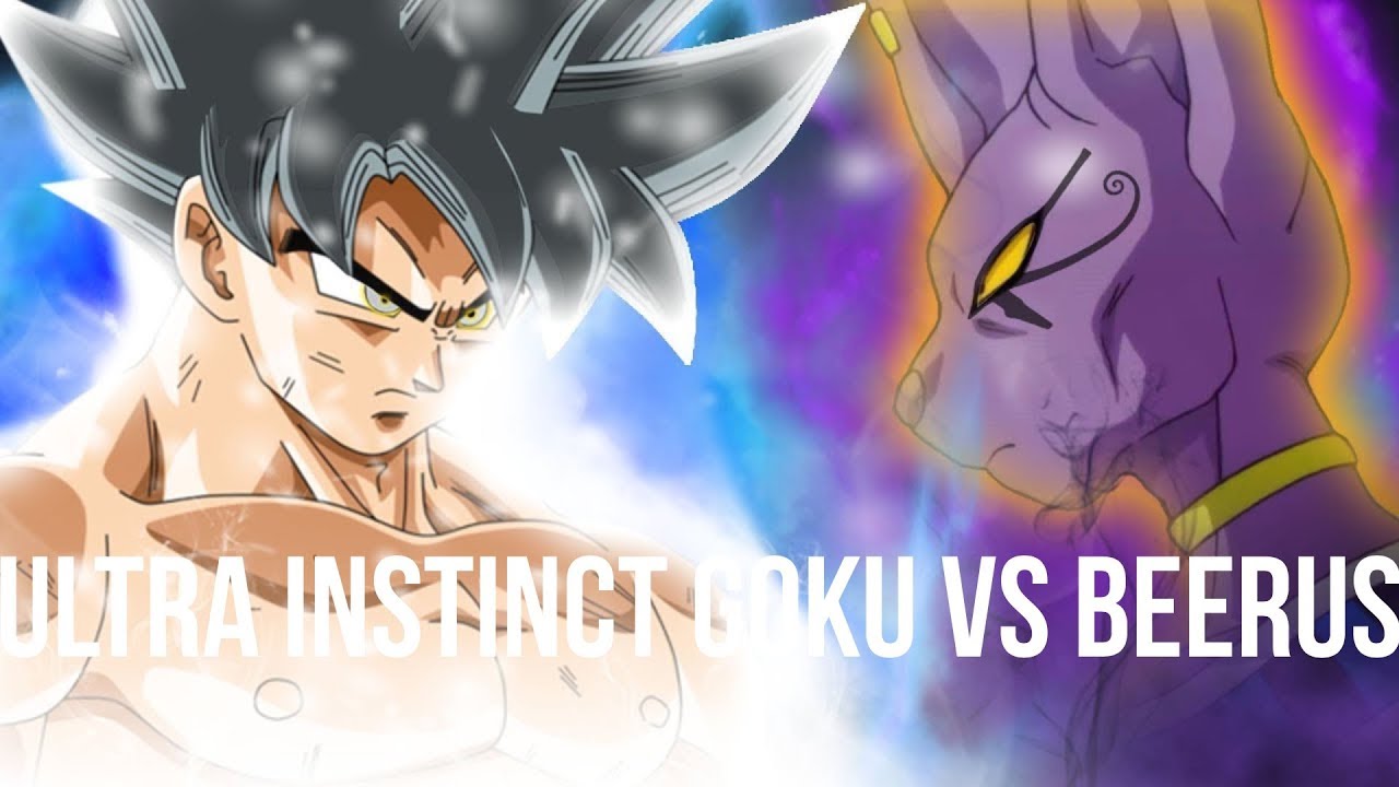 ULTRA INSTINCT GOKU VS BEERUS THE REMATCH - YouTube