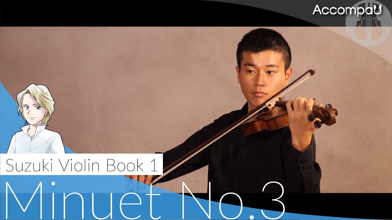 Minuet No.3 | J. S. Bach | Suzuki Violin Book 1【Recital Version】 - YouTube