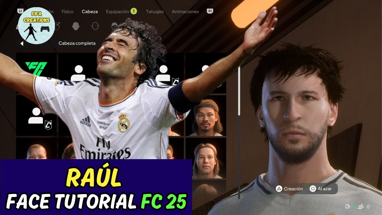 Como CREAR a RAUL en FC 25 CRANIUM - YouTube