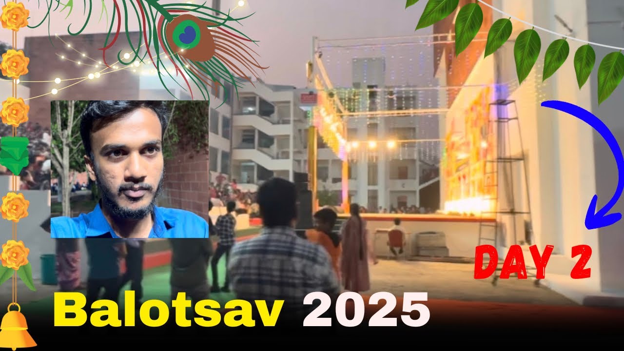 Balotsav 2025 Day 2 @ VVIT | Full-Day Telugu College Vlog by Abid - YouTube