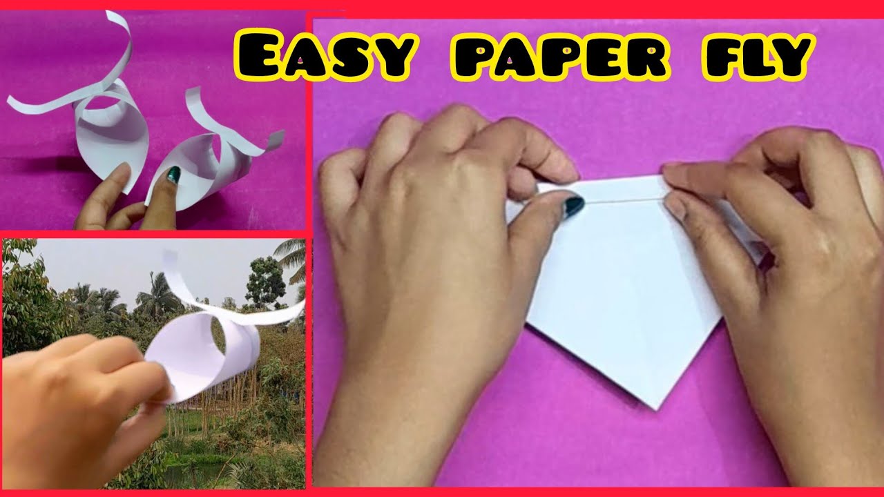 Easy paper 🗞️ fly craft ideas 💡|Easy paper craft 🥰|#craft#papercraft# ...