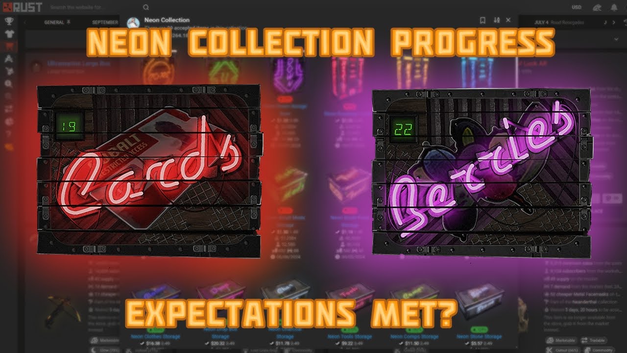 Neon Collection Progress: Expectations Met? (Rust Skin Discussion ...