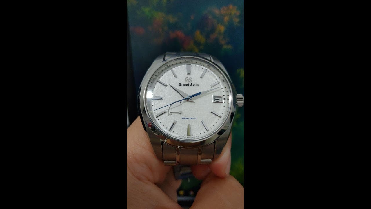 Grand seiko GS spring drive SBGA211 (snowflake) 雪姬 雪花 - YouTube