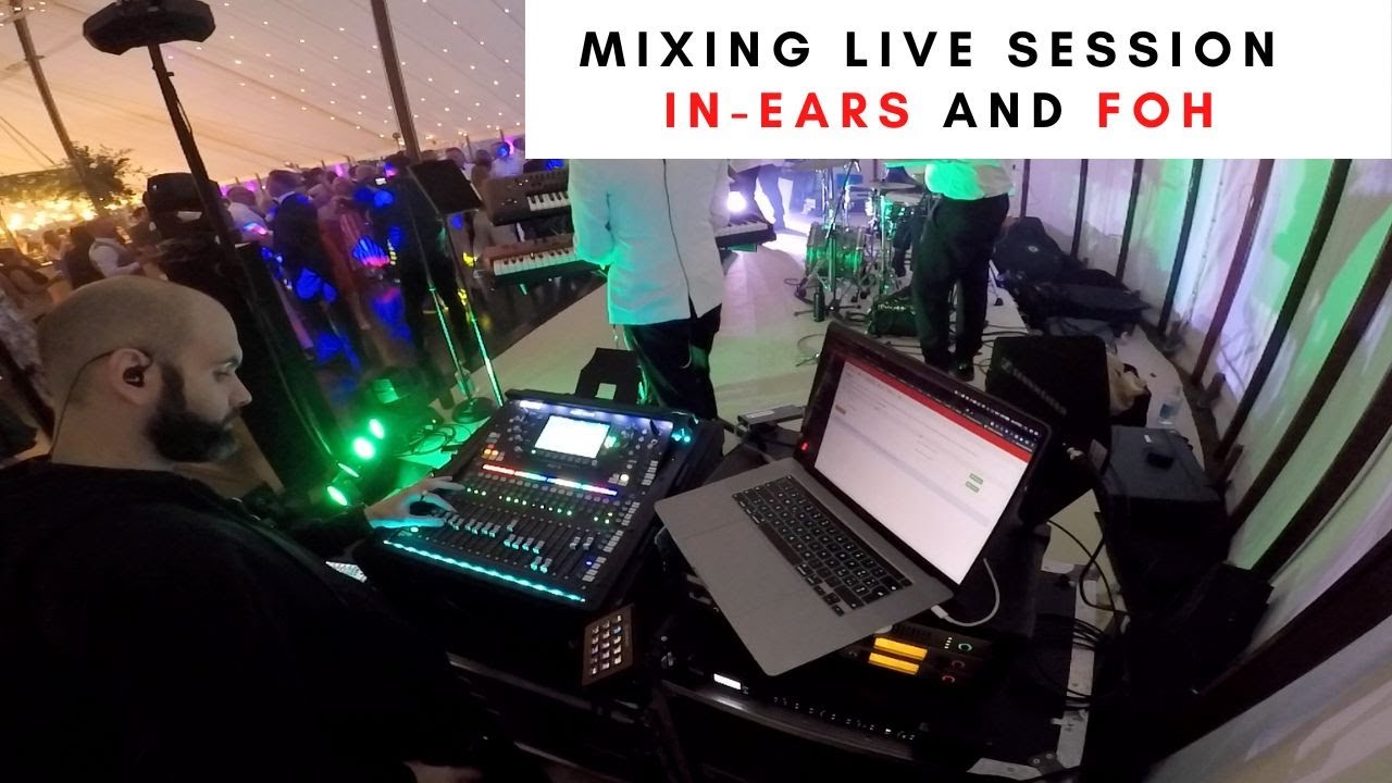 Mixing live session In-ears and FOH with my SQ5 - YouTube