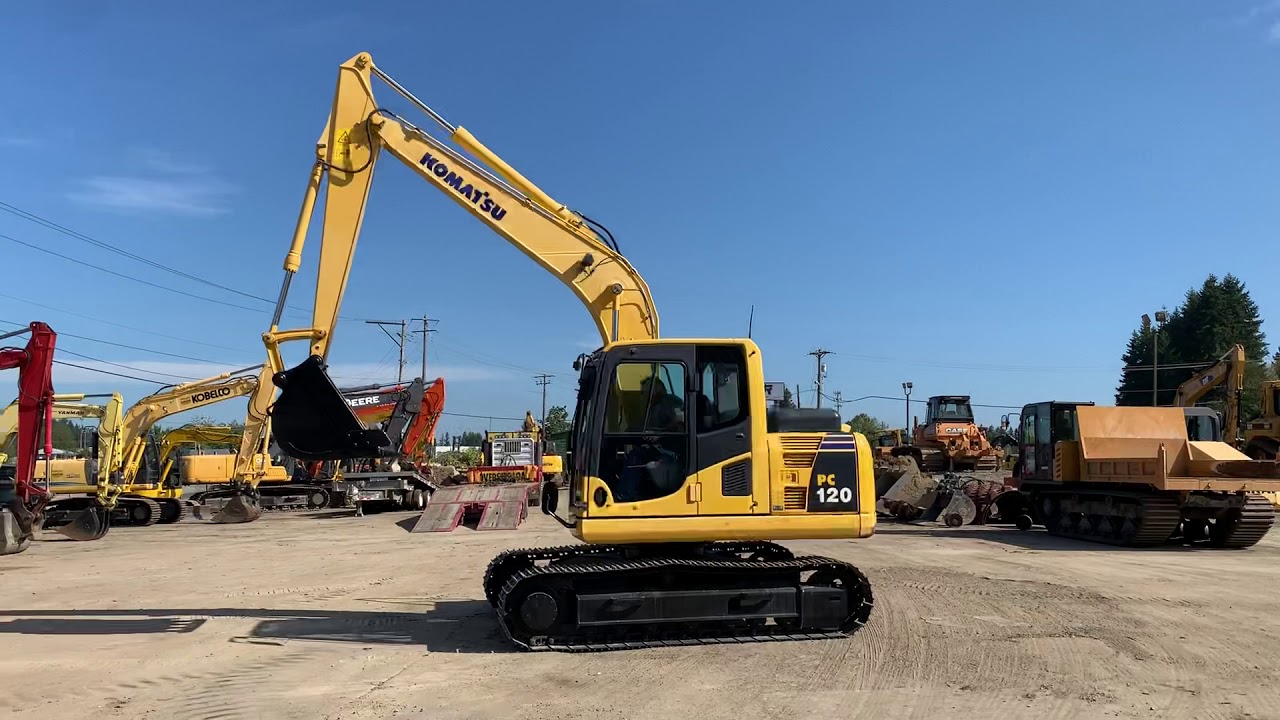 Komatsu PC120 - YouTube
