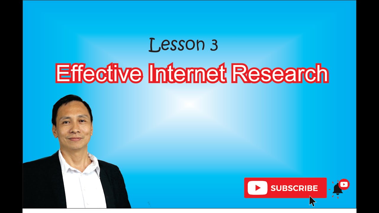 LESSON 3: Effective Internet Research - Empowerment Technology - YouTube