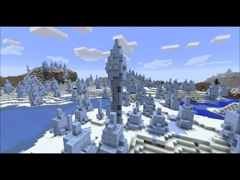 HUGE ICE STRUCTURE THAT I FOUND IN MINECRAFT - YouTube