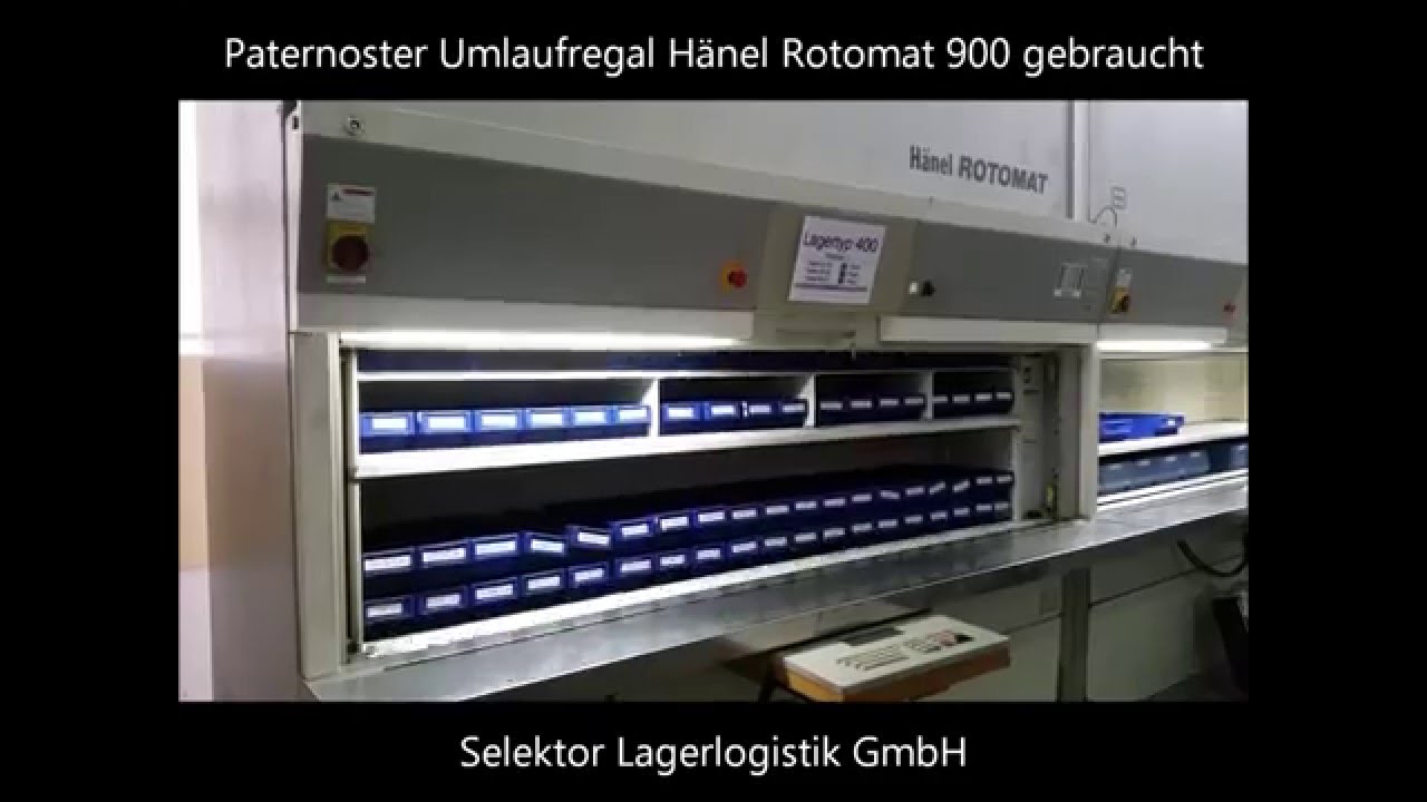 Paternoster Hänel Rotomat 900 gebraucht - Selektor Lagerlogistik GmbH ...