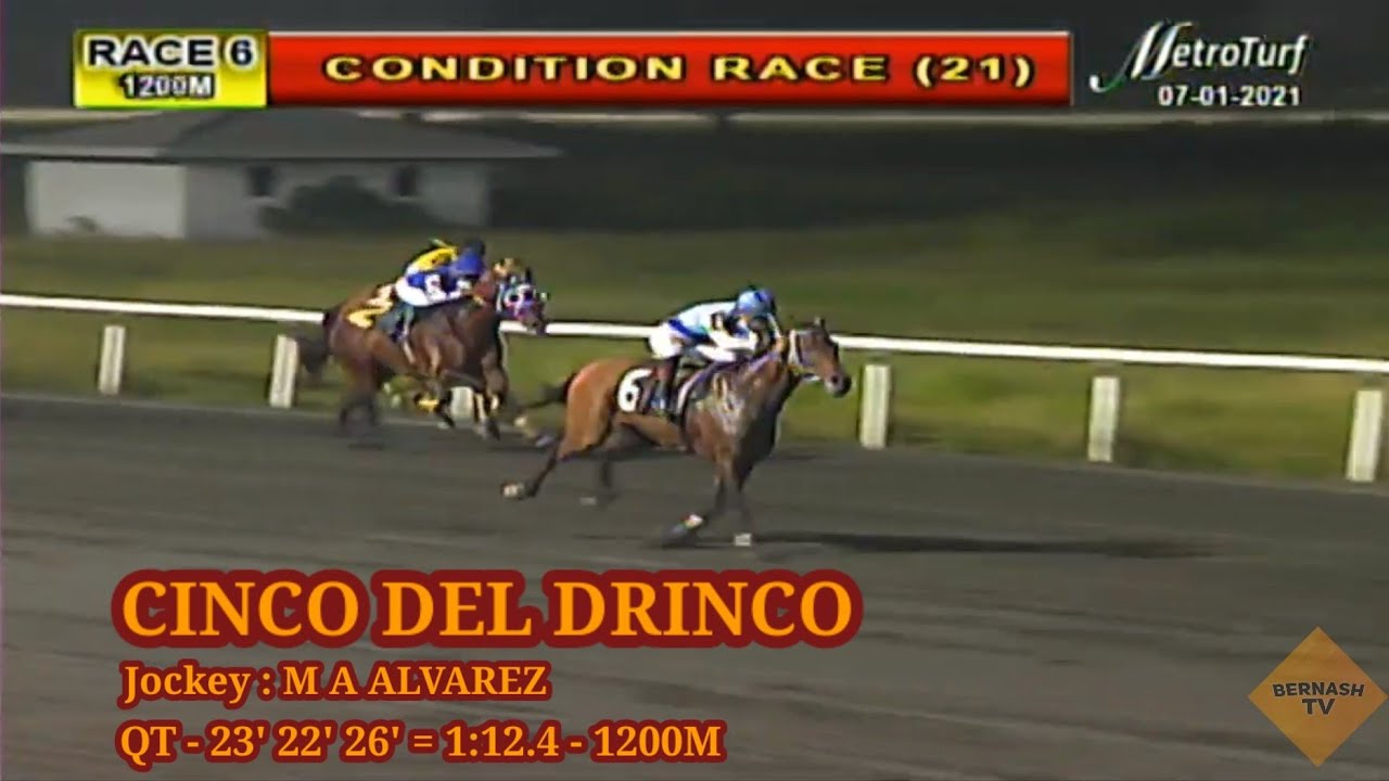 RACE 6 | CINCO DEL DRINCO | Metro Turf Live Racing MMTCI | July 1, 2021 ...