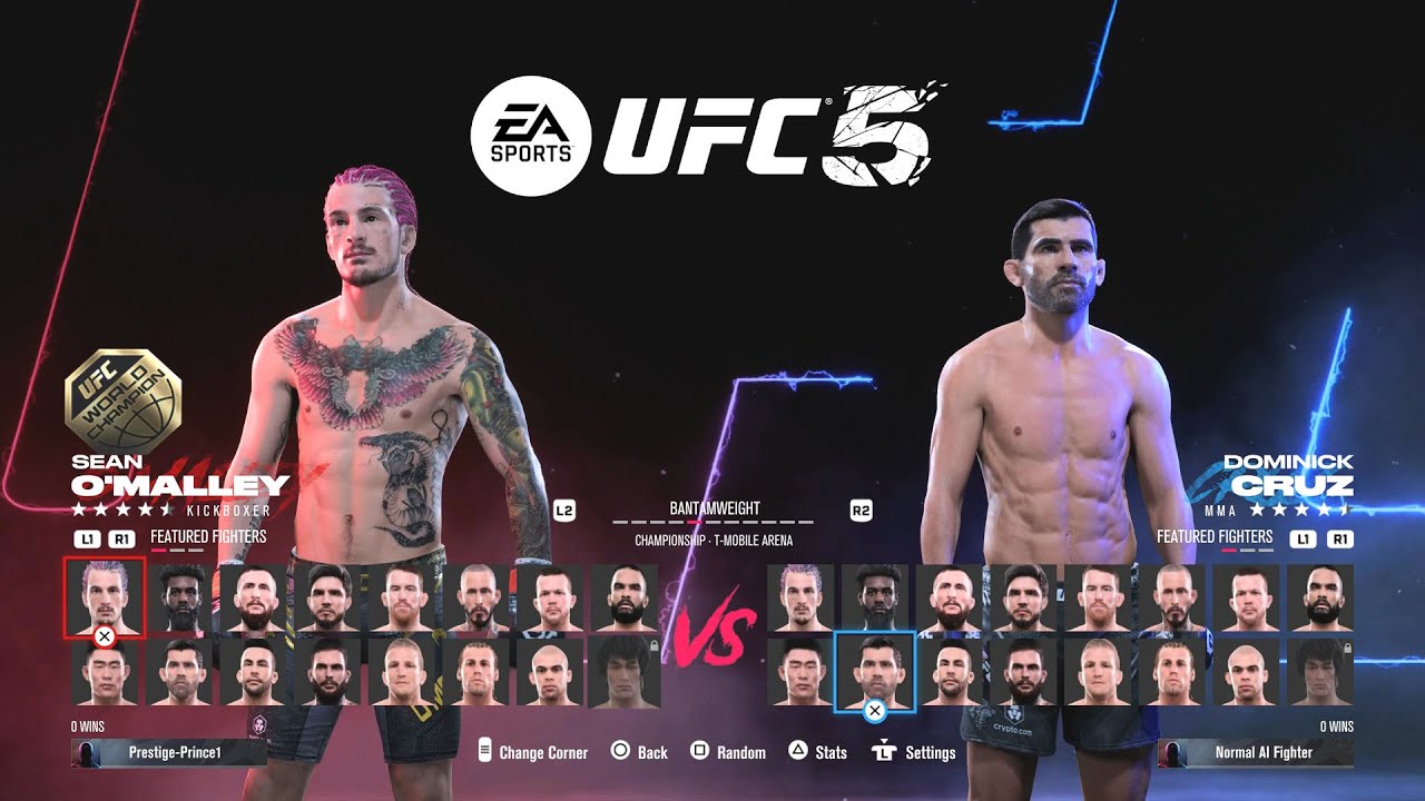 UFC 5 - ALL FIGHTERS IN THE BANTAMWEIGHT Division (PS5) - YouTube