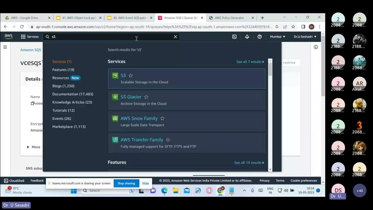 17 AWS S3- SQS and object lock - YouTube