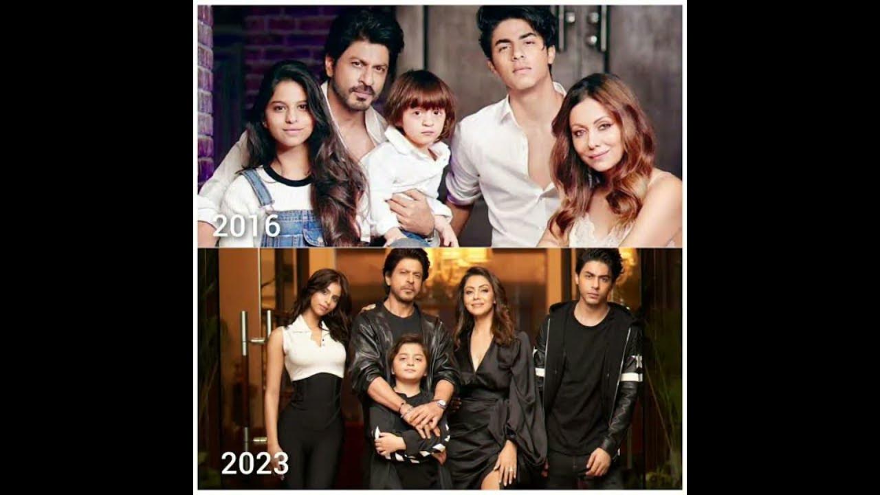 Shahrukh Khan With Cute Family Love #family #srk#old#now#photo#salmankhan#pathan#jawan#dunki# ...