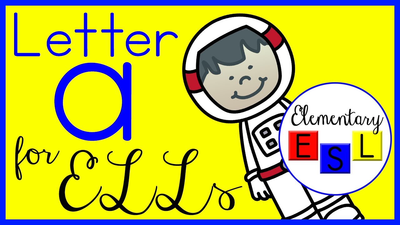 Letter A for ELLs (with position words under, on & next to): English ...