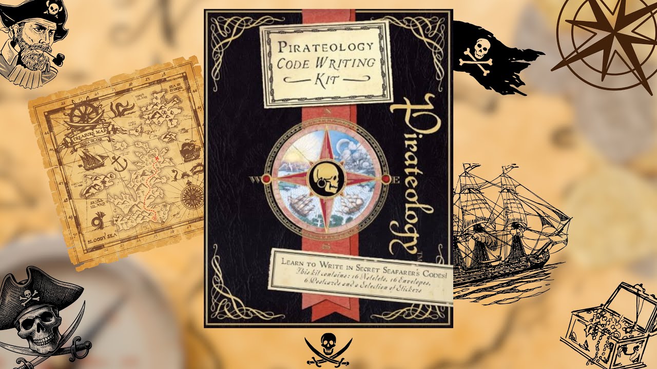 Pirateology Code Writing Kit | Decipher The Secret Code of the Pirates ...