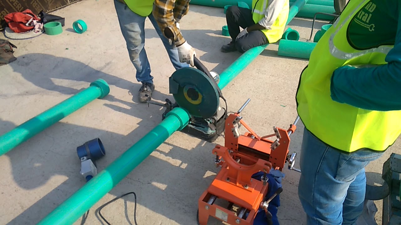 Cutting of PPRC pipe - YouTube