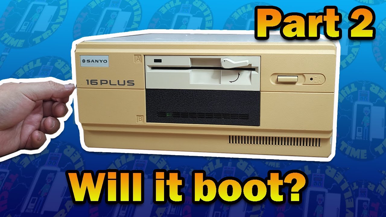 Firing up the Sanyo MBC-16 Plus. - YouTube