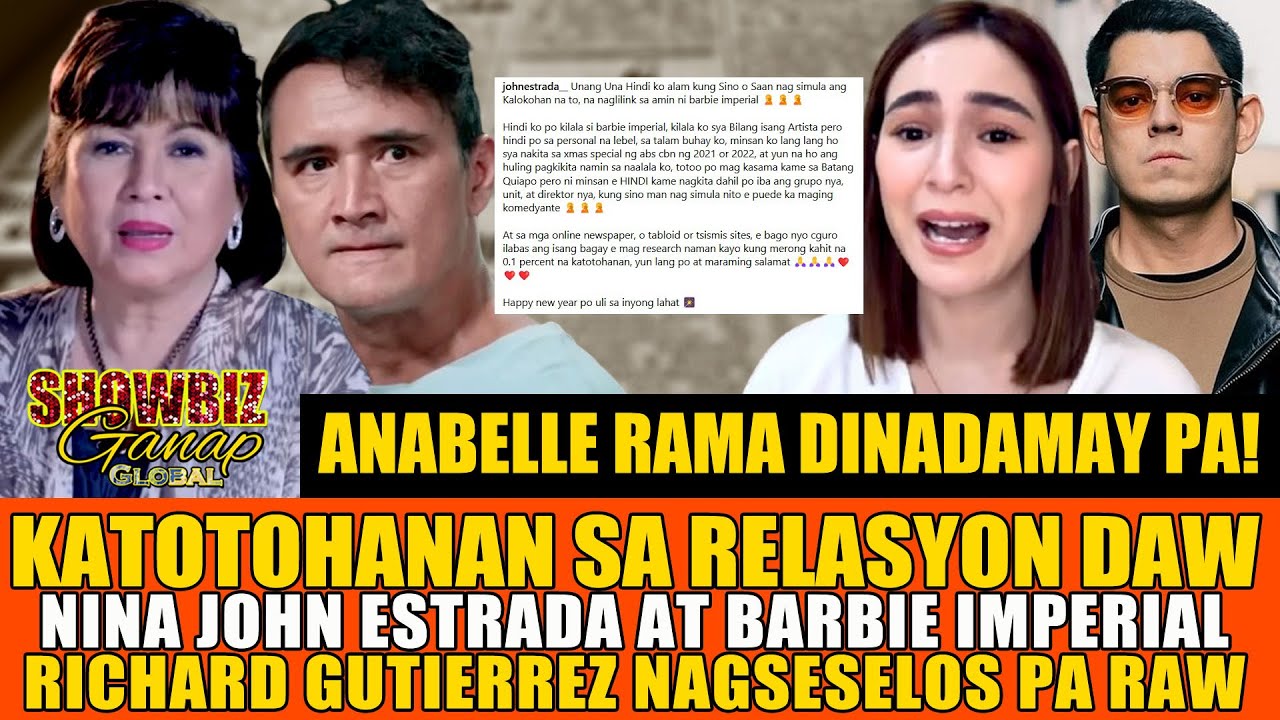 KATOTOHANAN SA ISYU NG SELOS NI RICHARD GUTIERREZ SA RELASYON NINA JOHN ESTRADA AT BARBIE ...