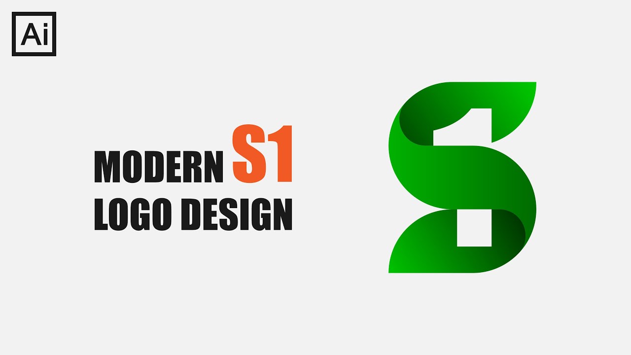 Illustrator logo tutorial S1 logo adobe illustrator - YouTube