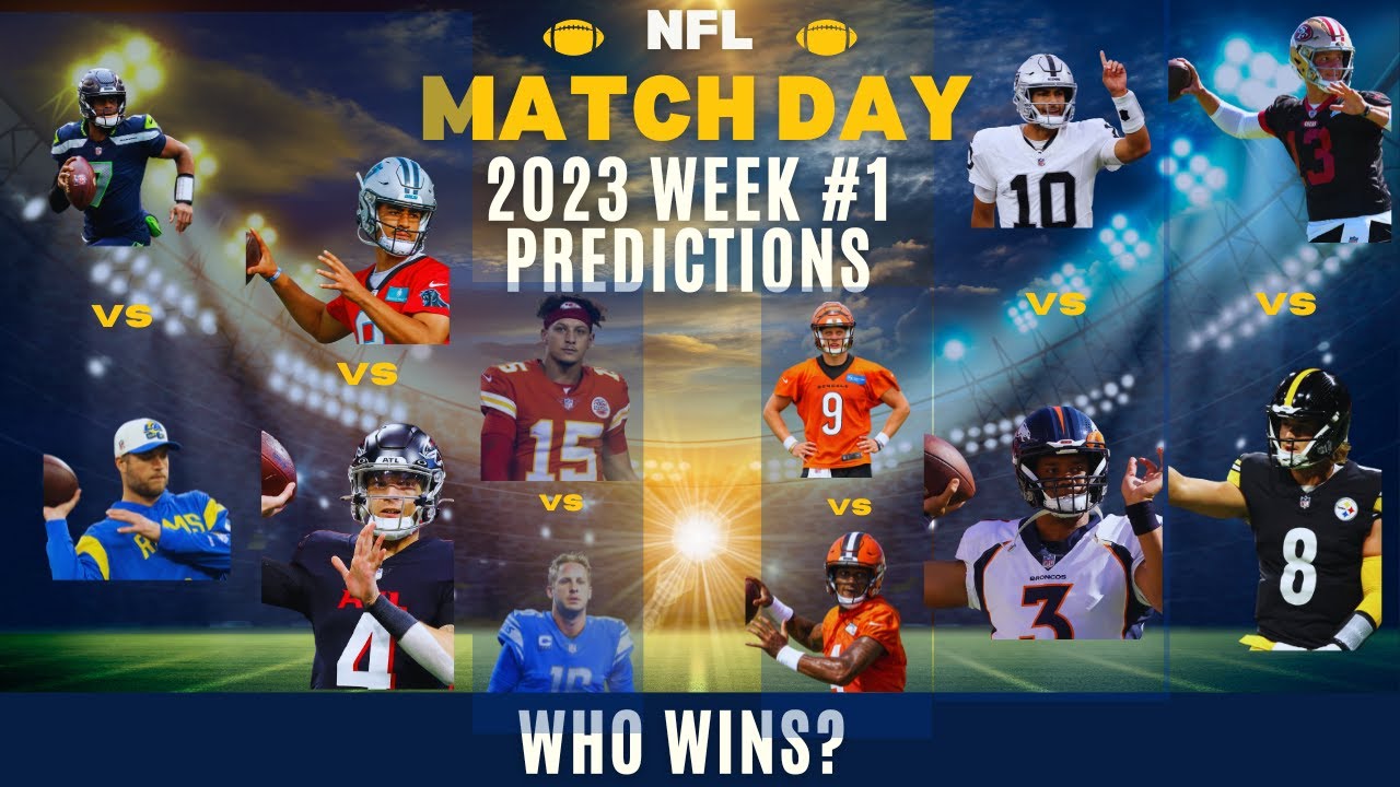 NFL Match Predictions Week 1: Who Will Win? - YouTube