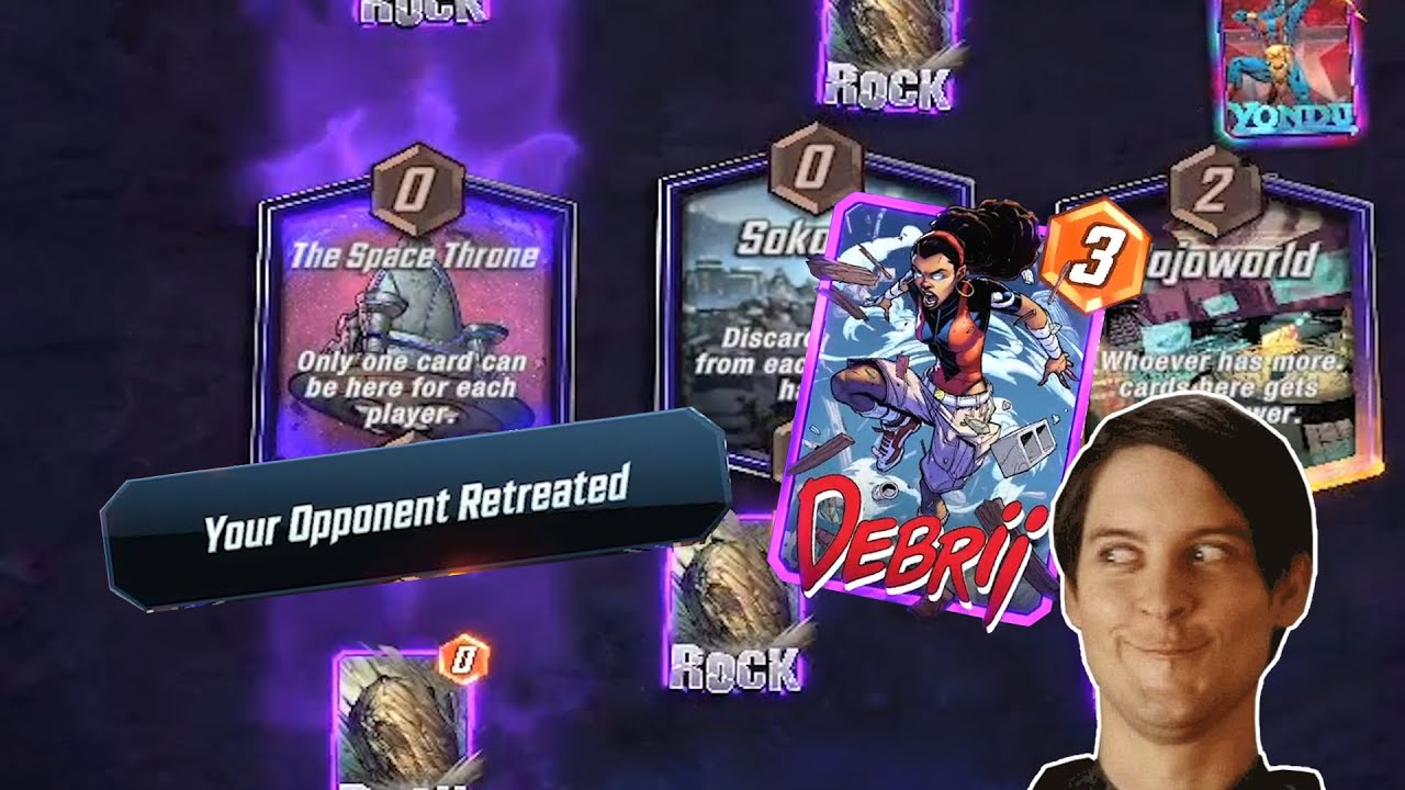 My short trip with Debrii in The Space Throne | Marvel Snap - YouTube