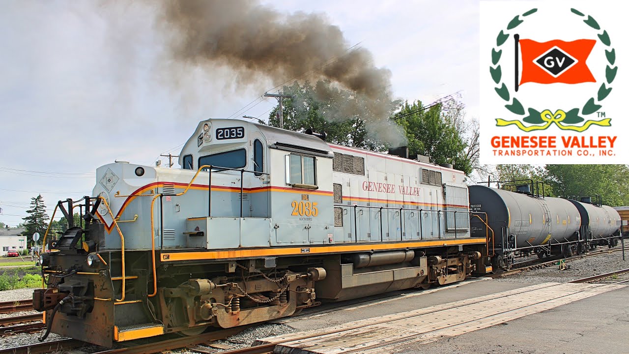 Alco RS32 Symphony: Great Action on GVT's Falls Road Railroad - YouTube