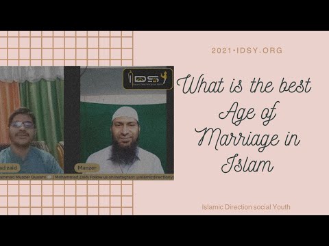 What is the best age of marriage in Islam | Mohammad zaid | Ft. MD MANZER QUASM - Servant Of Allah