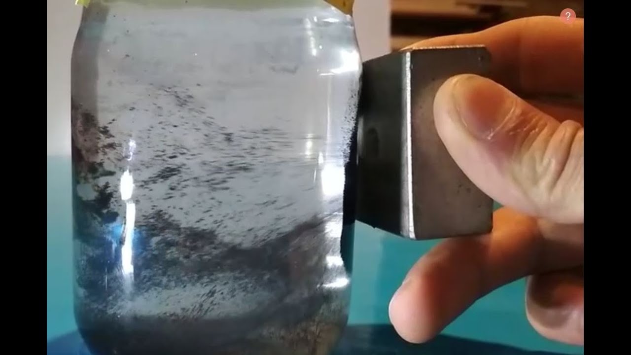 Experiment: Printer Toner & Magnets - YouTube
