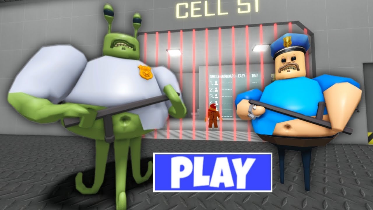 ALIEN BASE BARRY'S PRISONER PRISON RUN (OBBY) ROBLOX Gameplay Live ...
