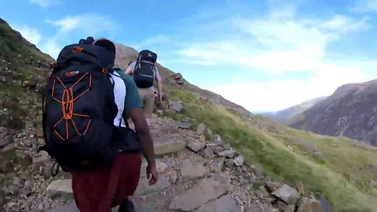 Crib Goch & Crib y Ddysgl Part 1 - PYG to Crib Goch Trail - YouTube