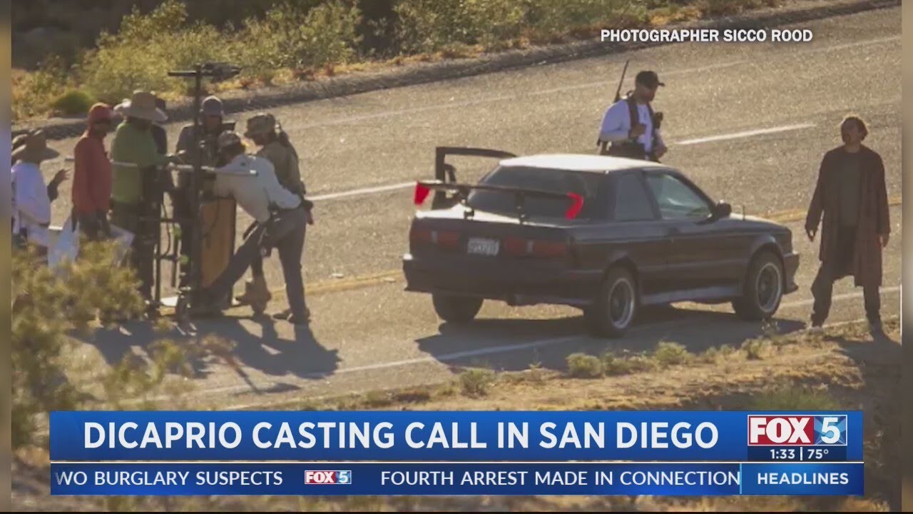 Leonardo DiCaprio movie crew hiring background actors - YouTube