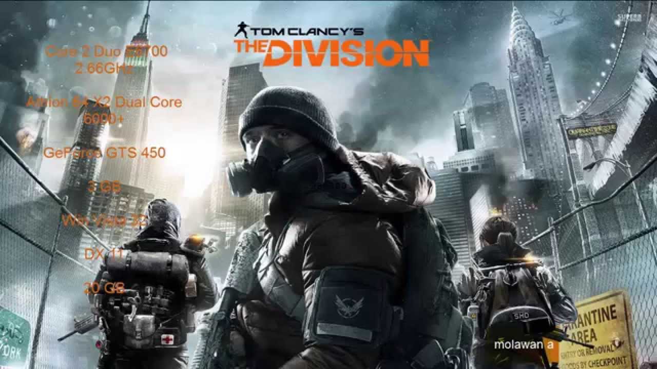 the division system requirements مواصفات تشغيل لعبة - YouTube