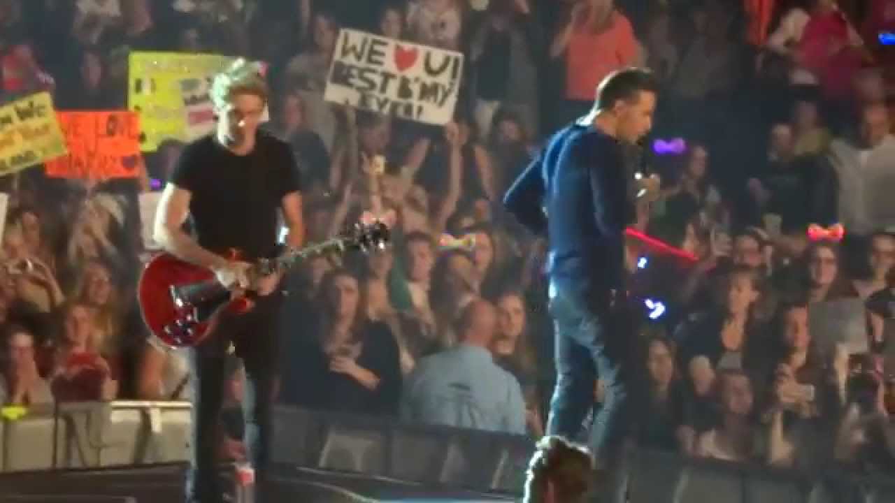 Liam's Talk - One Direction - O2 Arena London 29/09/15 - YouTube