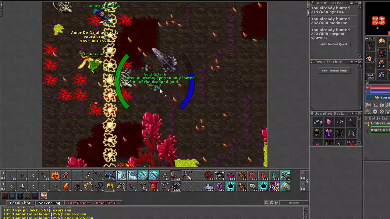 TIBIA EN VIVO! WOTE (UNDEAD DRAGONS 2 RP´s - YouTube